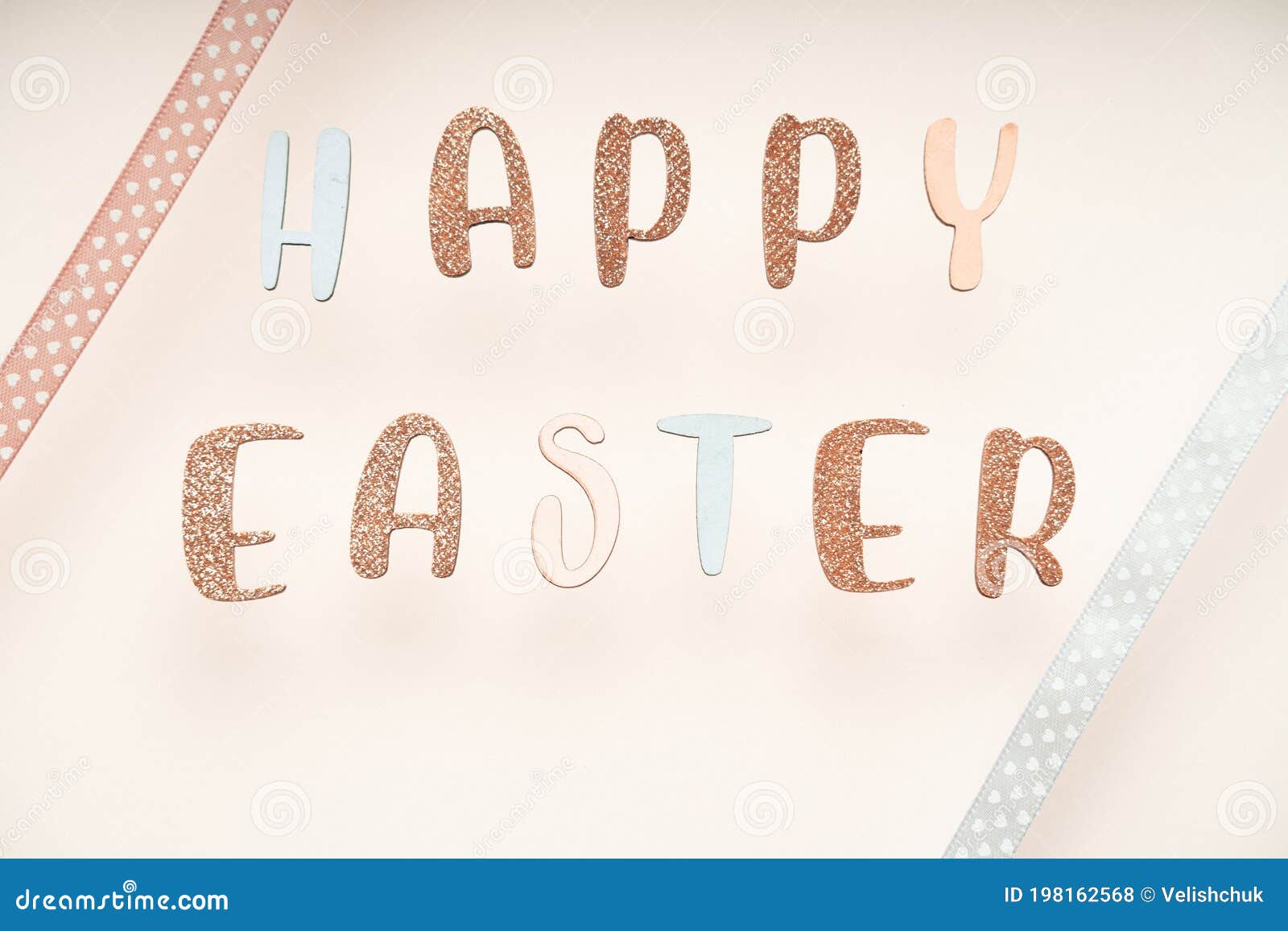 Happy Easter Minimal Pastel Greeting Card Stock Photo - Image of ...