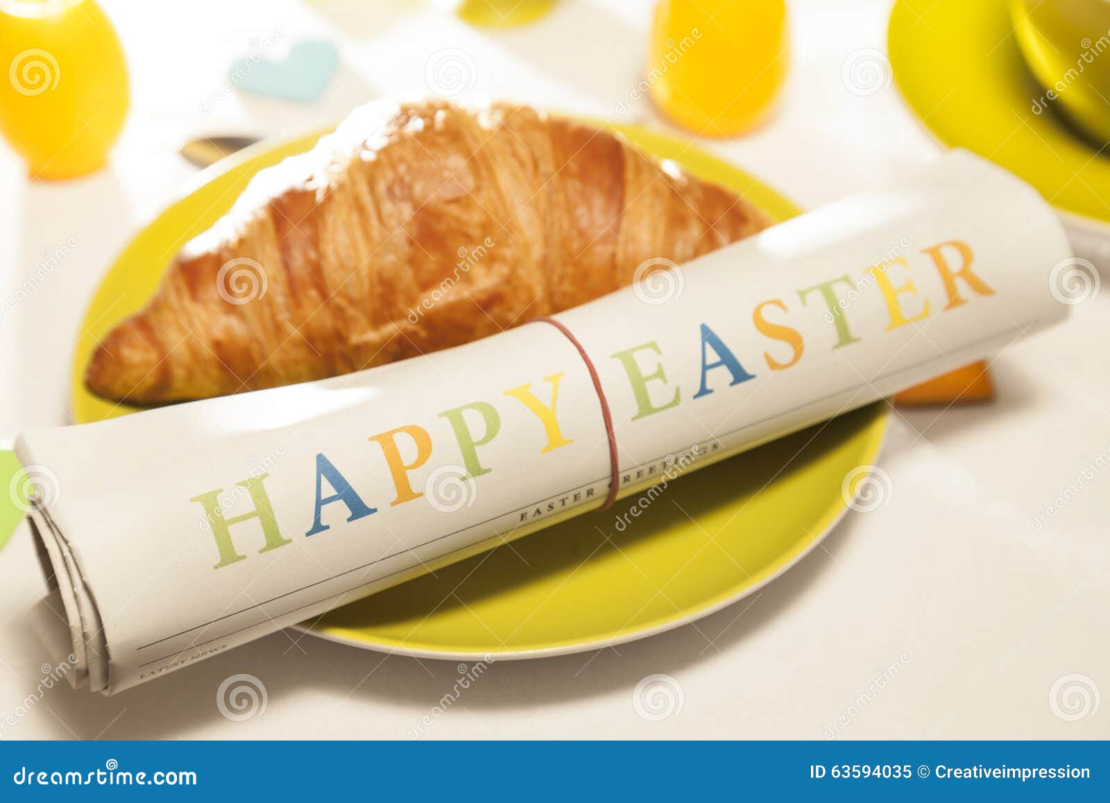 Happy Easter newspaper stock image. Image of light, high - 63594035