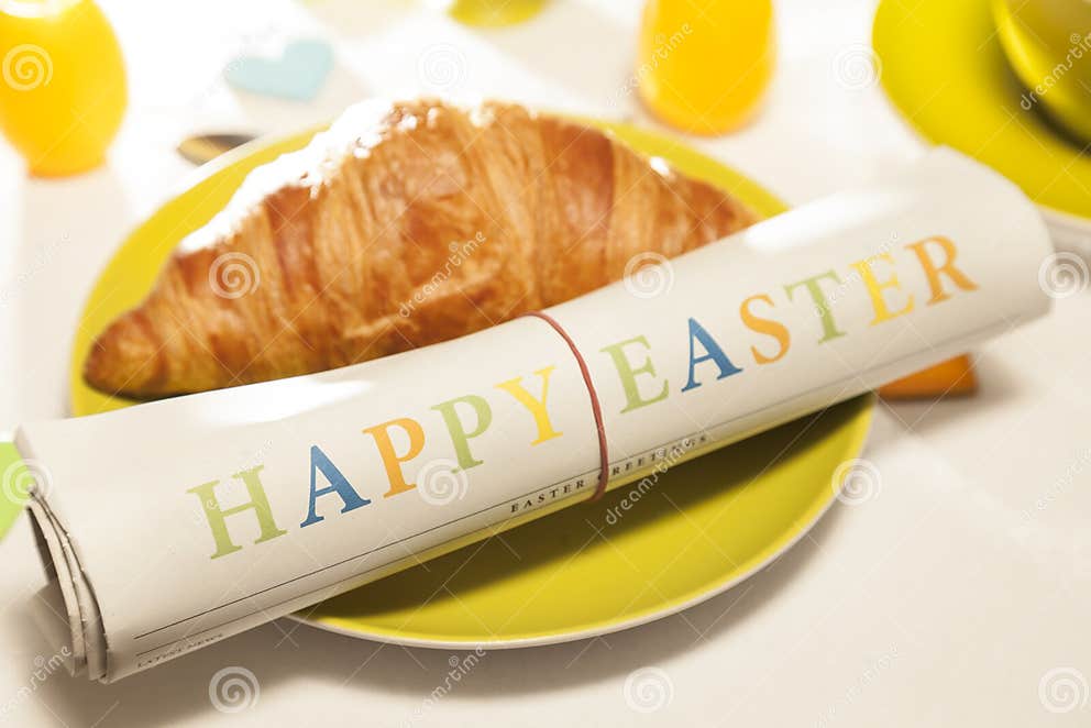 Happy Easter newspaper stock image. Image of light, high - 63594035