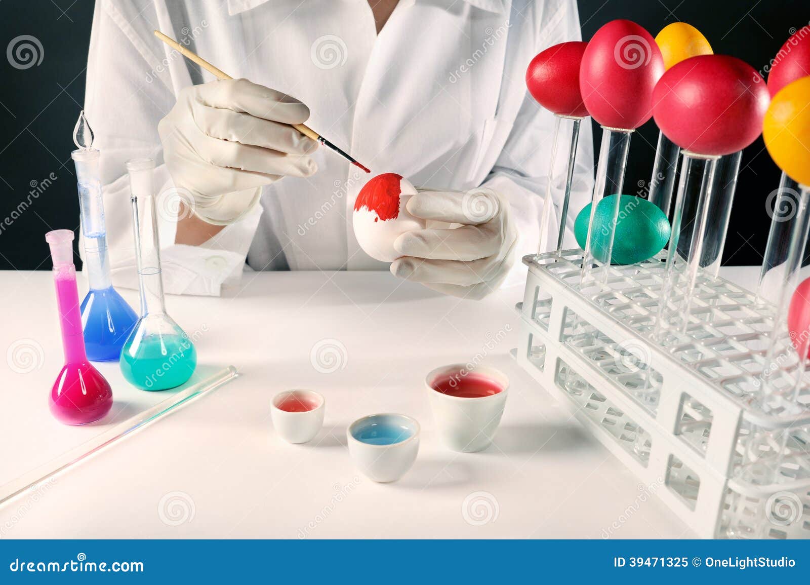 Happy Easter Science People! Stock Image - Image of human, holiday ...