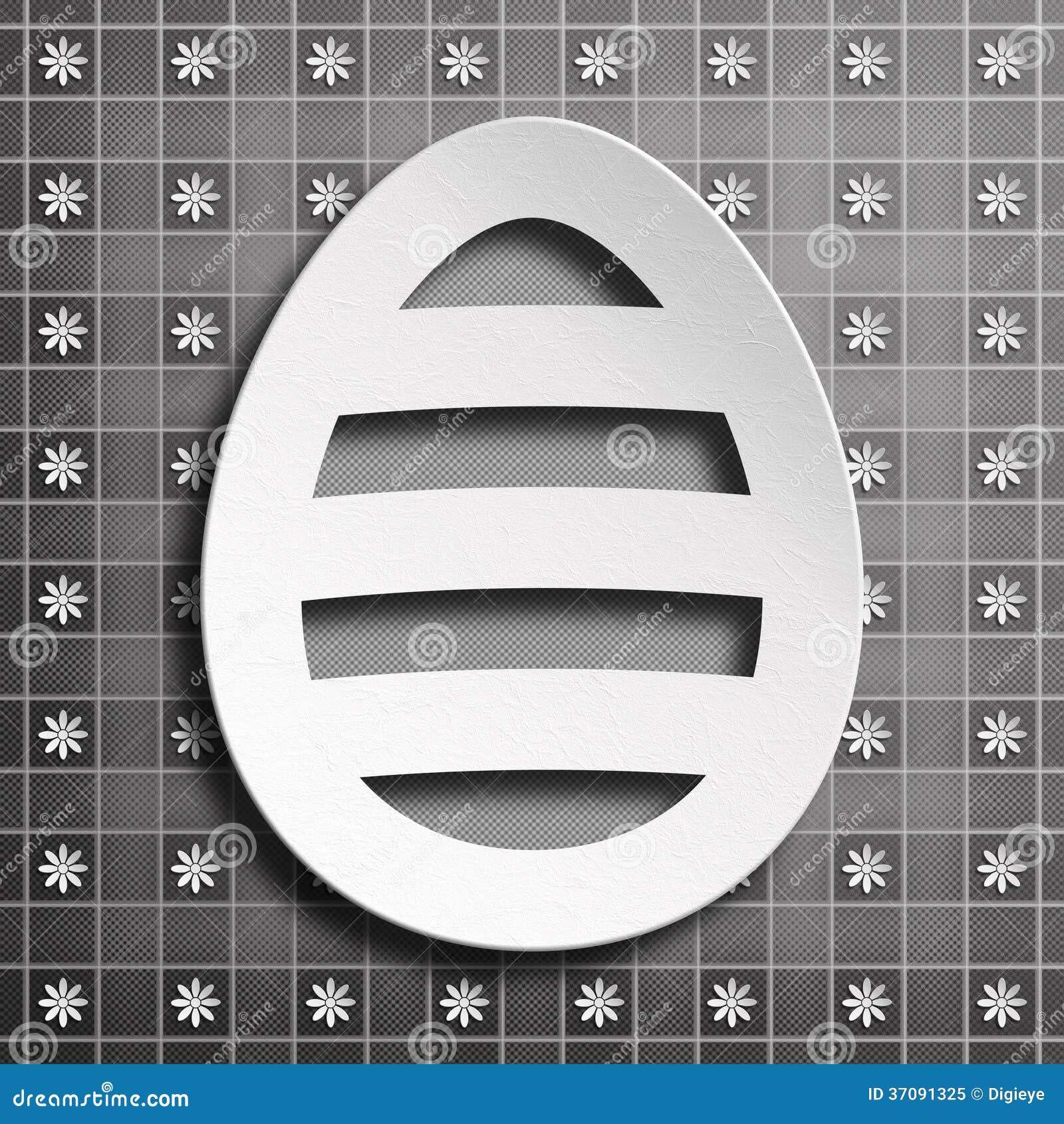 Happy Easter - Simple Design of Greeting Card Stock Illustration ...