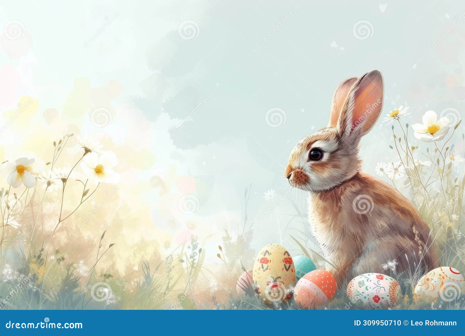 Happy Easter Style Eggs Eggstatic Bunny Basket. White Pansy Bunny ...