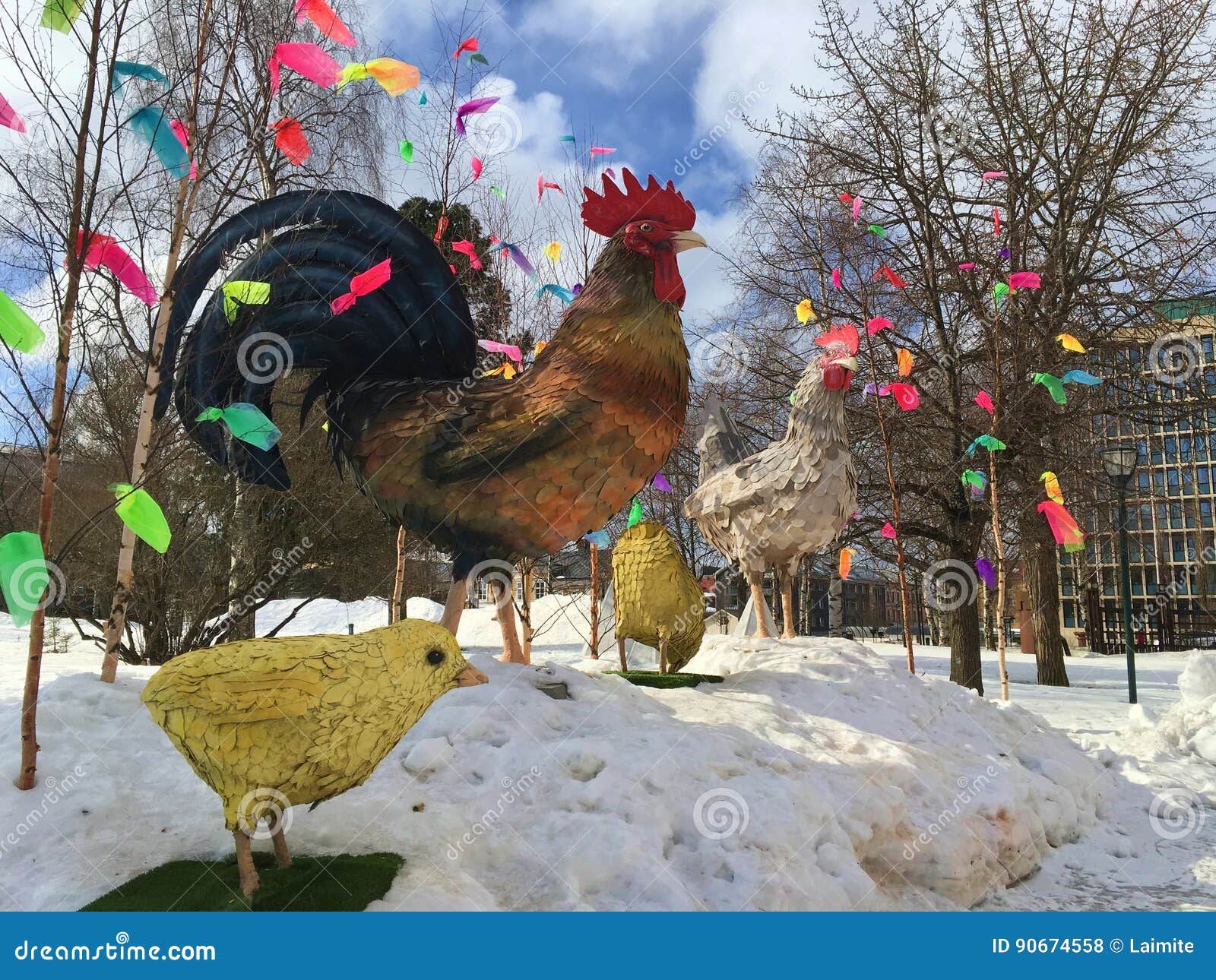 Happy Easter in Sweden editorial stock photo. Image of colour - 90674558