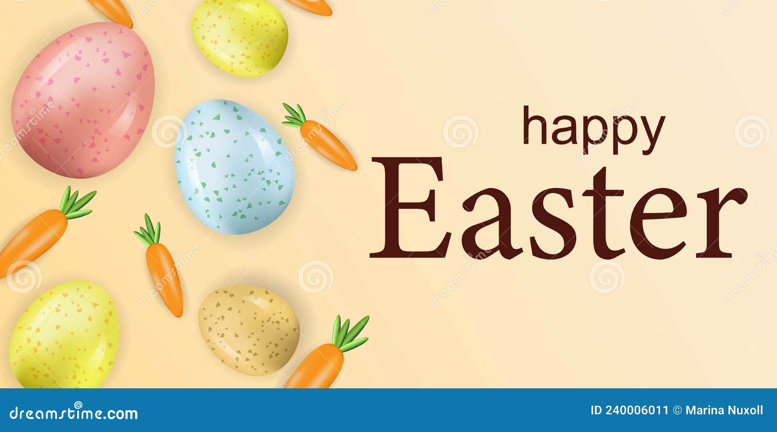 Happy Easter Template for Advertisement, Promotions, Banners, Cards ...