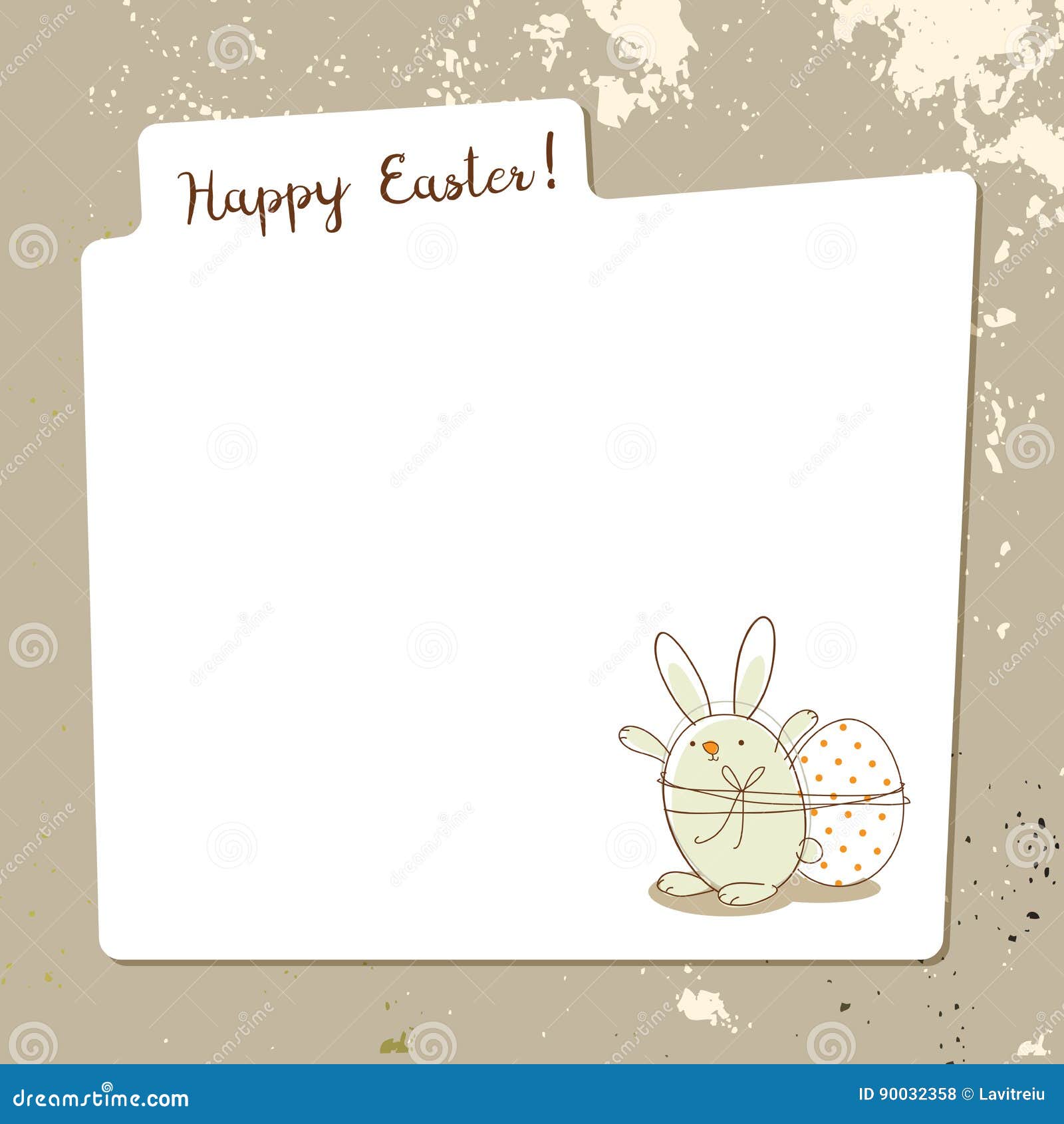 Happy easter text stock vector. Illustration of label - 90032358