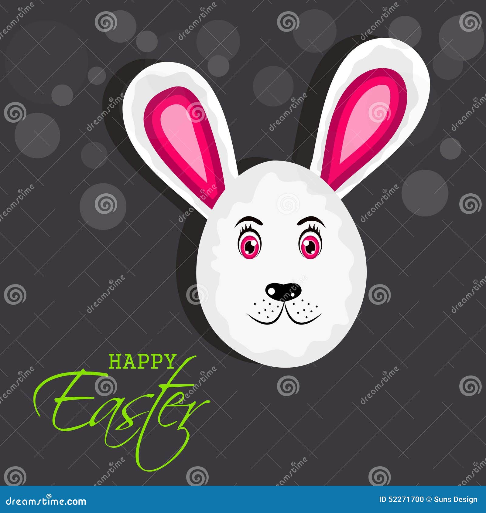 Happy Easter stock illustration. Illustration of concept - 52271700