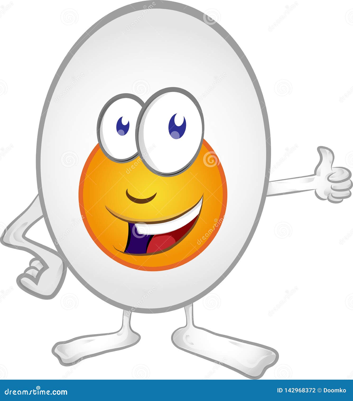Happy Egg Cartoon Mascot Character Stock Vector - Illustration of eggs ...