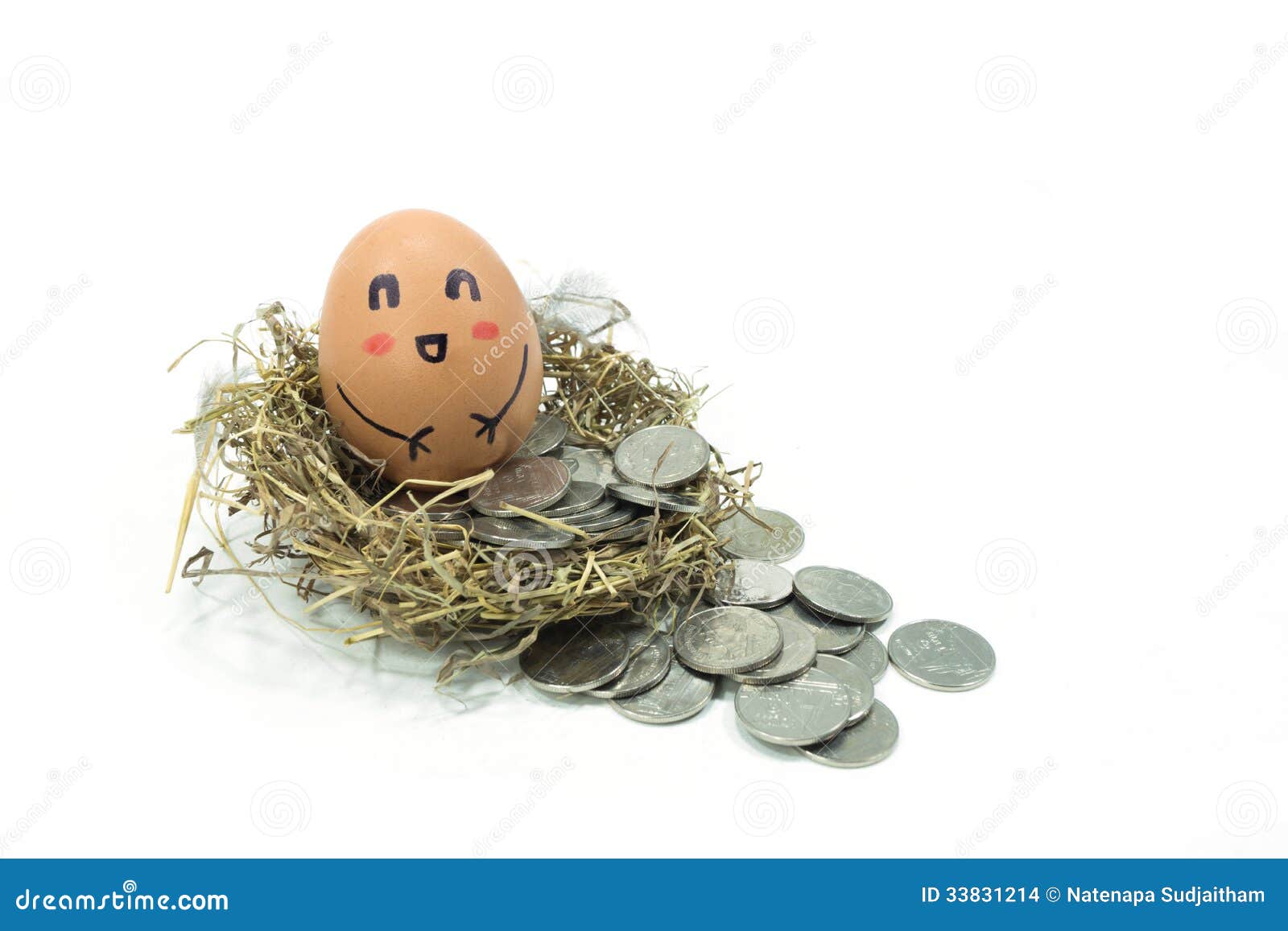 Happy egg stock photo. Image of rich, cowboy, money, coins - 33831214
