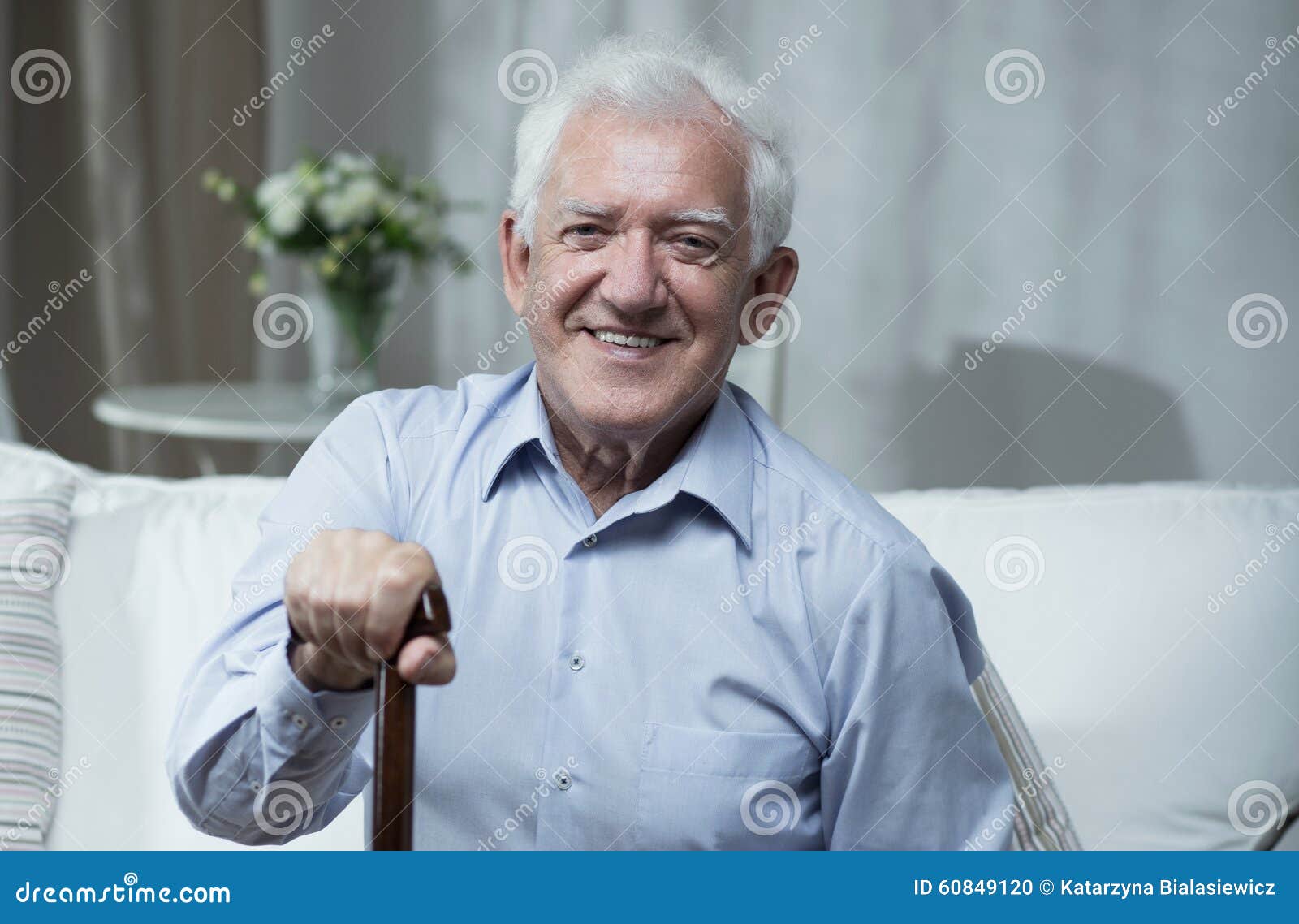 Happy elder man stock photo. Image of house, enjoyment - 60849120
