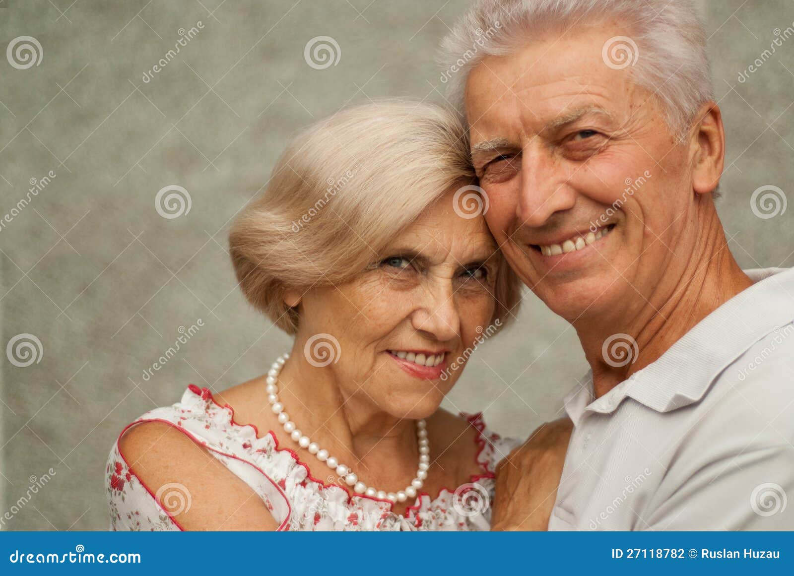 Happy elderly couple stock photo. Image of female, outdoors - 27118782
