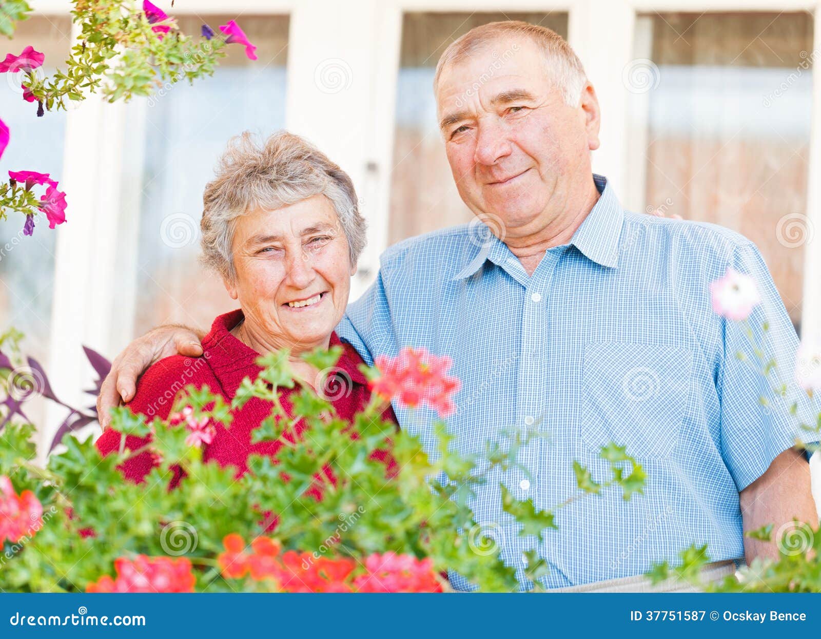 Happy elderly couple stock image. Image of care, love - 37751587