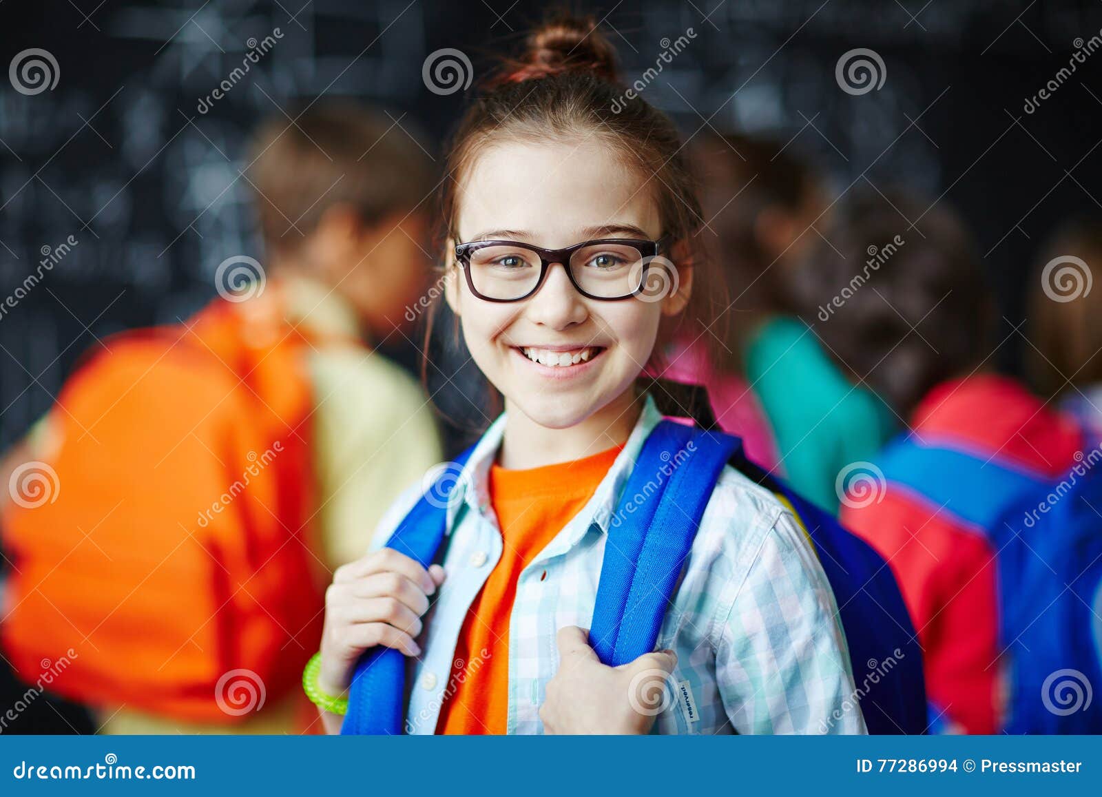 Happy elementary student stock photo. Image of education - 77286994