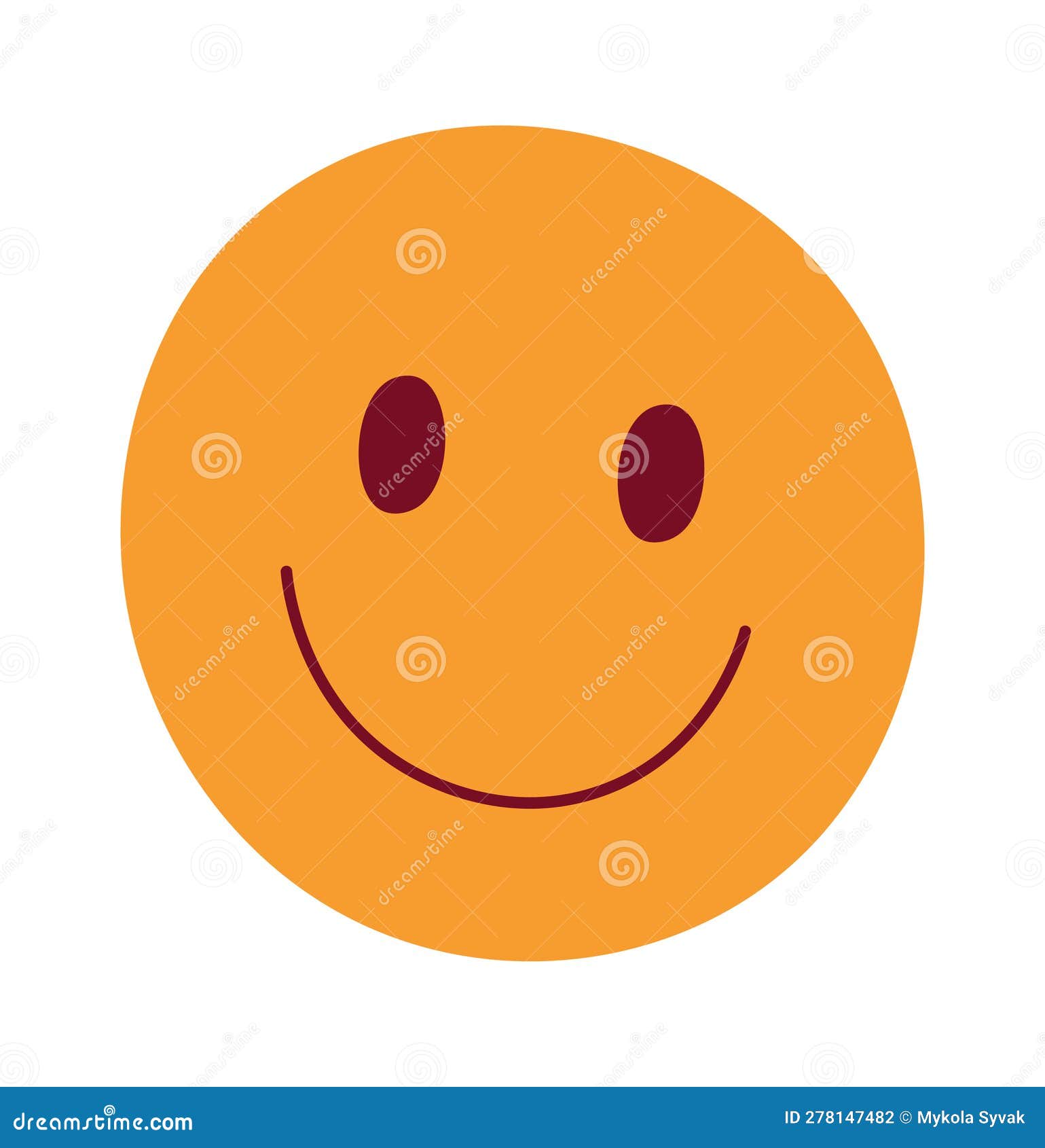 Happy Emoji Icon stock vector. Illustration of emoji - 278147482