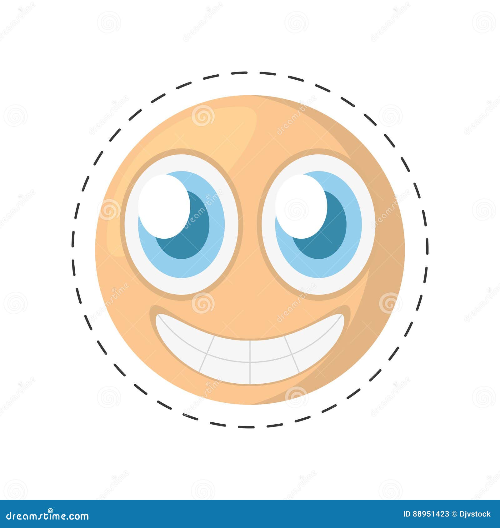 Emoticon Sly Comic Royalty-Free Cartoon | CartoonDealer.com #88956191