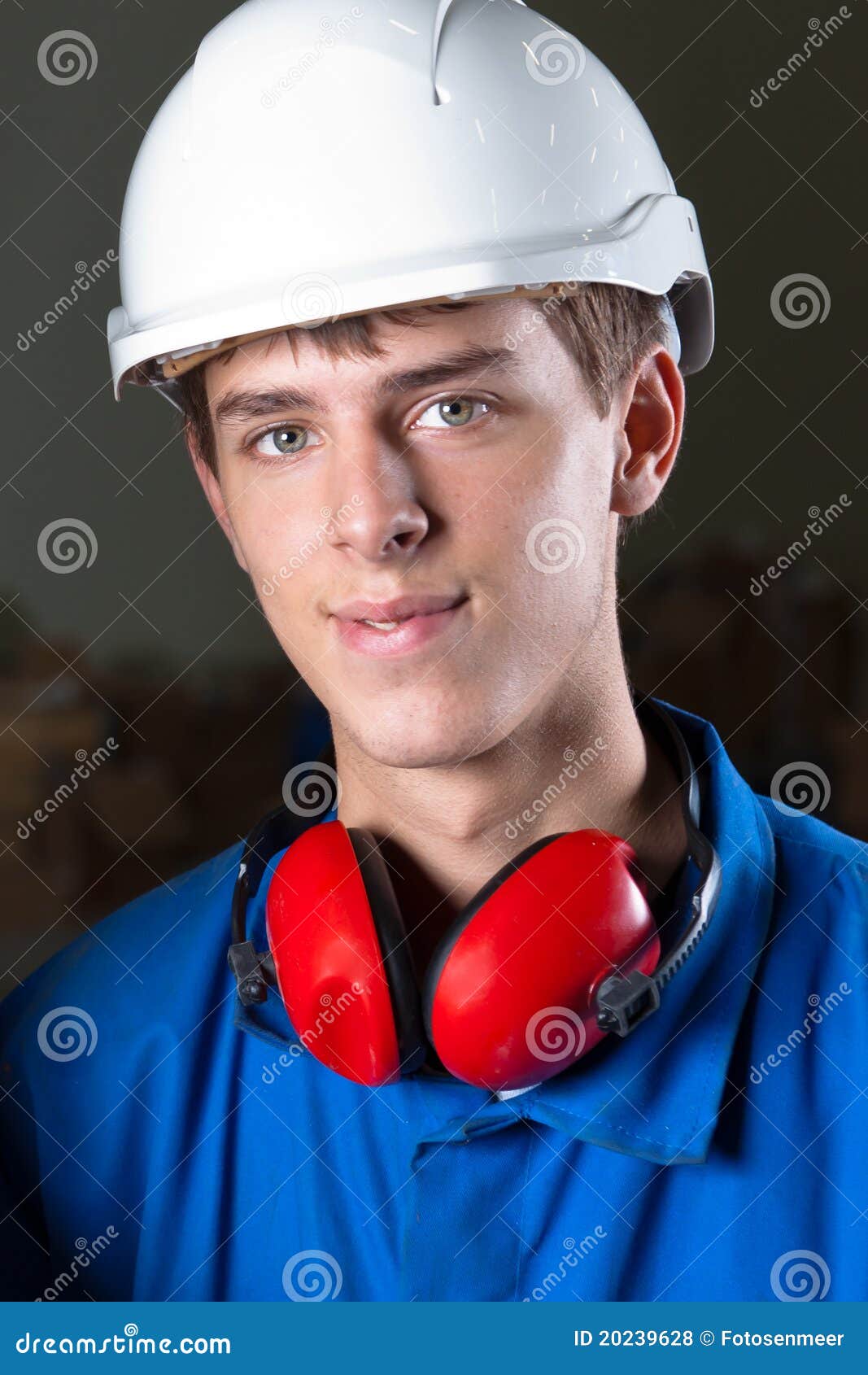 Happy engineer at work stock photo. Image of glad, apprentice - 20239628