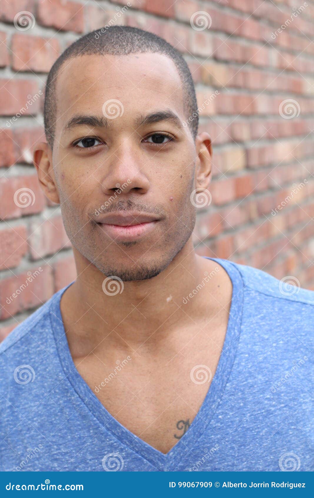 Happy Ethnic Friendly Guy Smiling Stock Image - Image of happiness ...