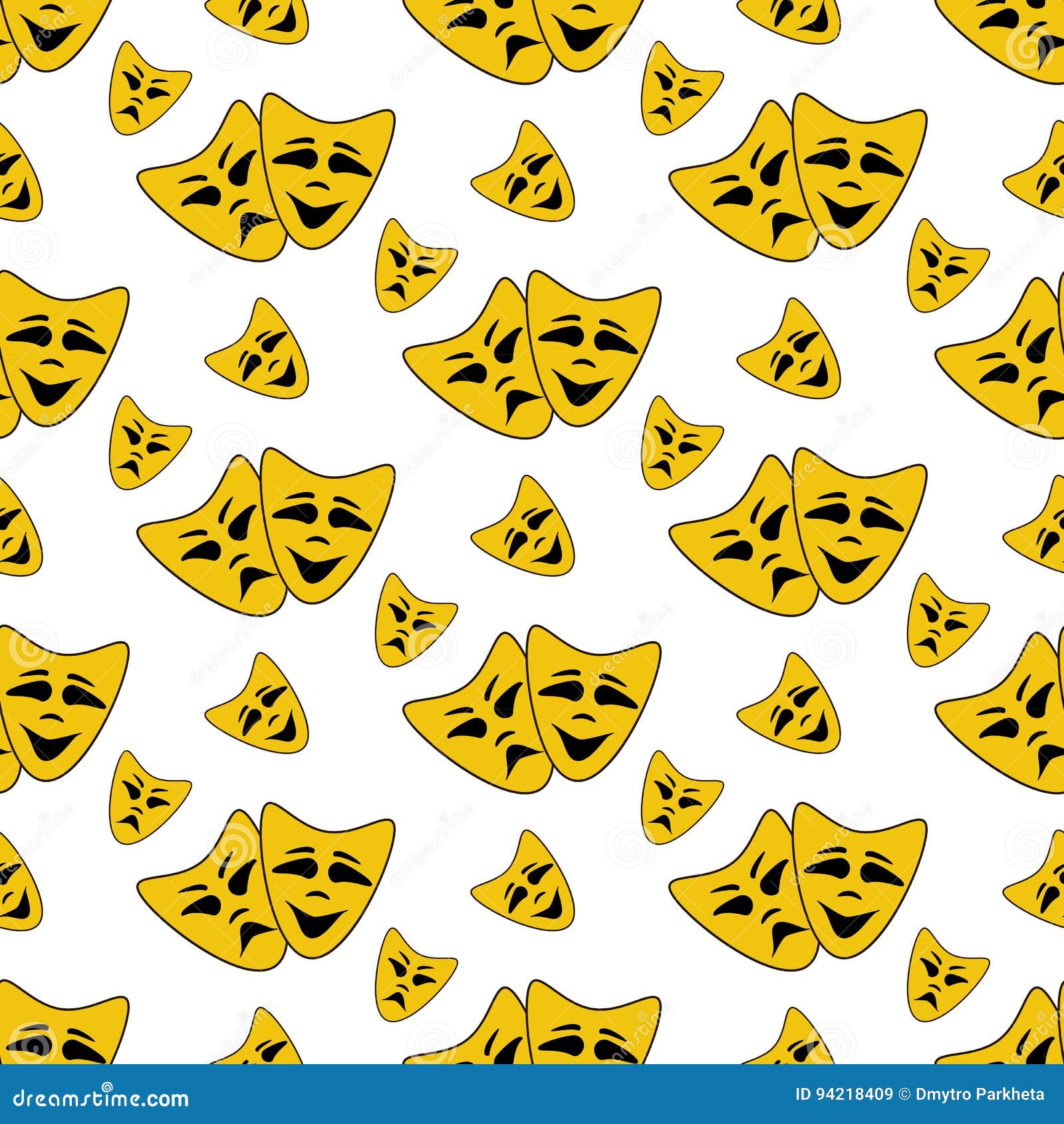 Evil Mask Vector Illustration | CartoonDealer.com #44772392