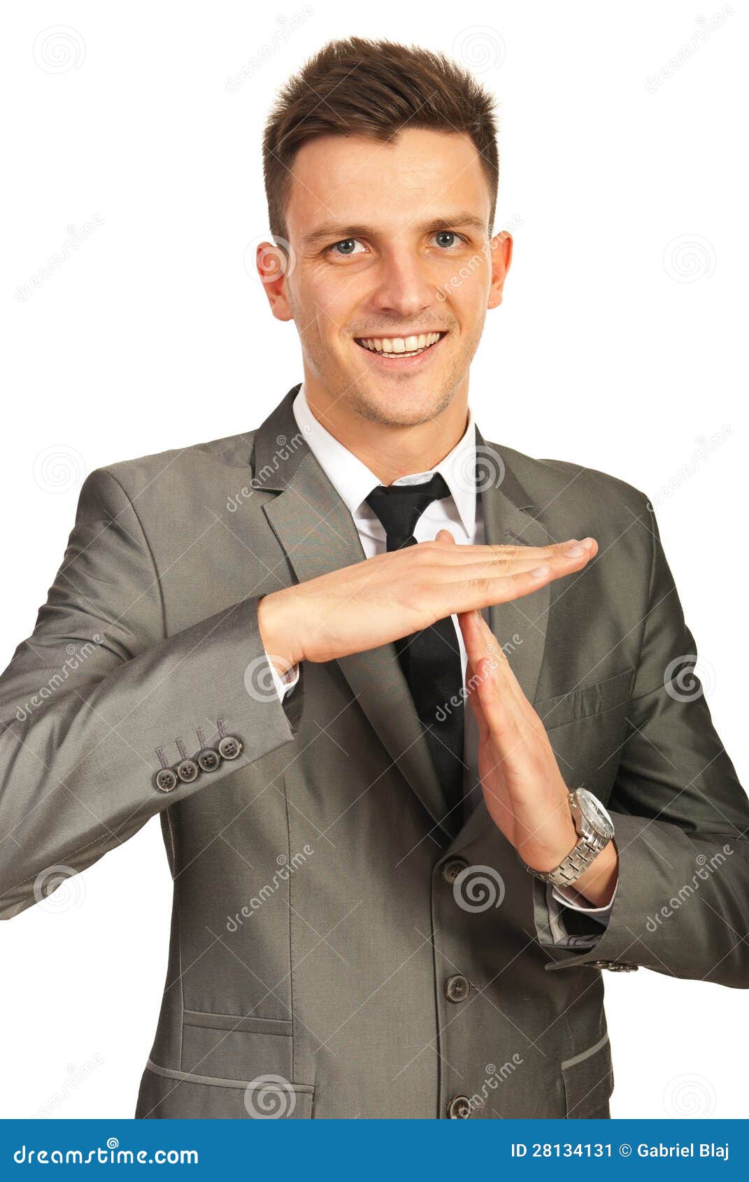 Happy executive time out stock image. Image of cheerful - 28134131