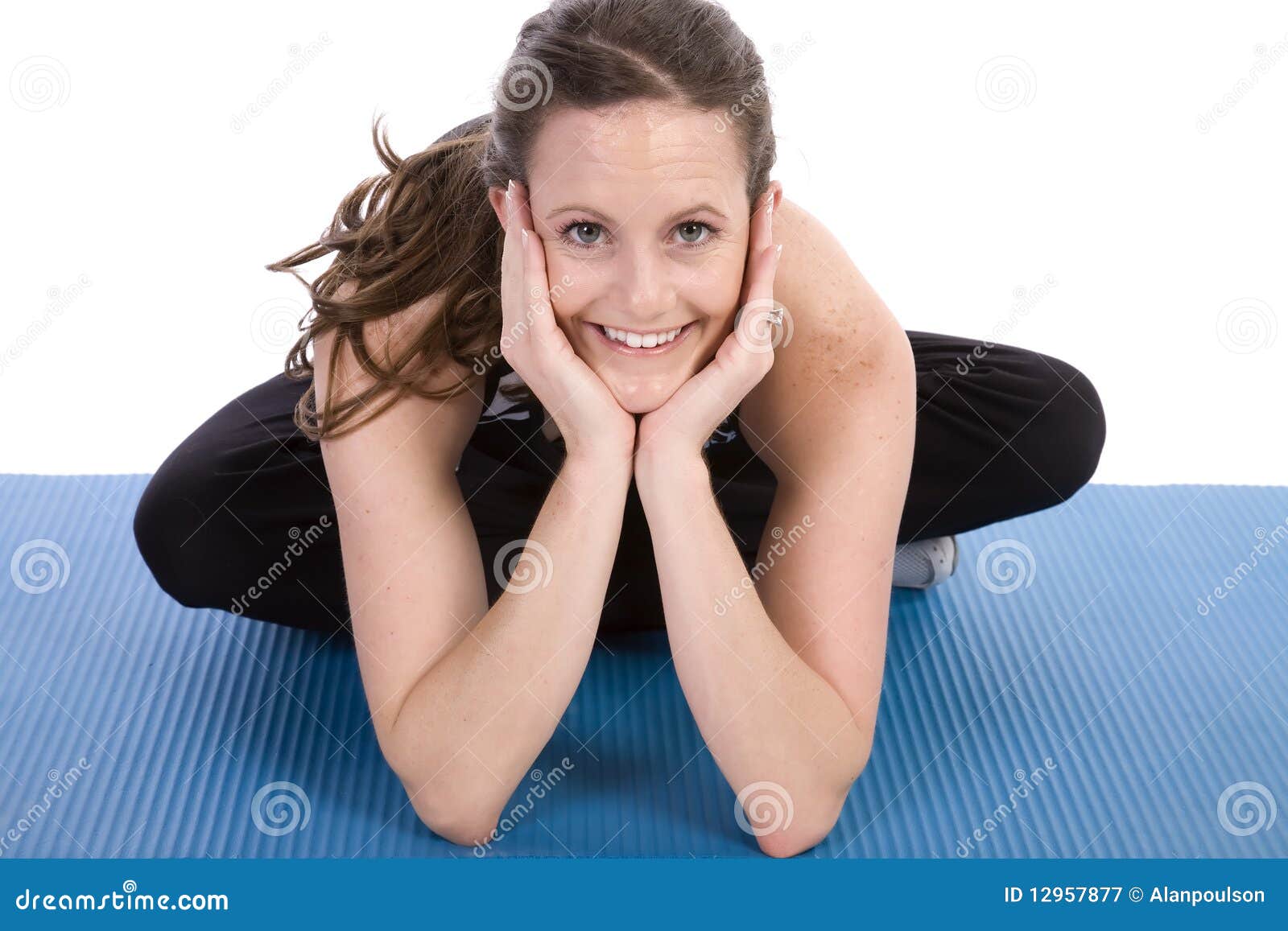 Happy exercise smile stock image. Image of person, sport - 12957877