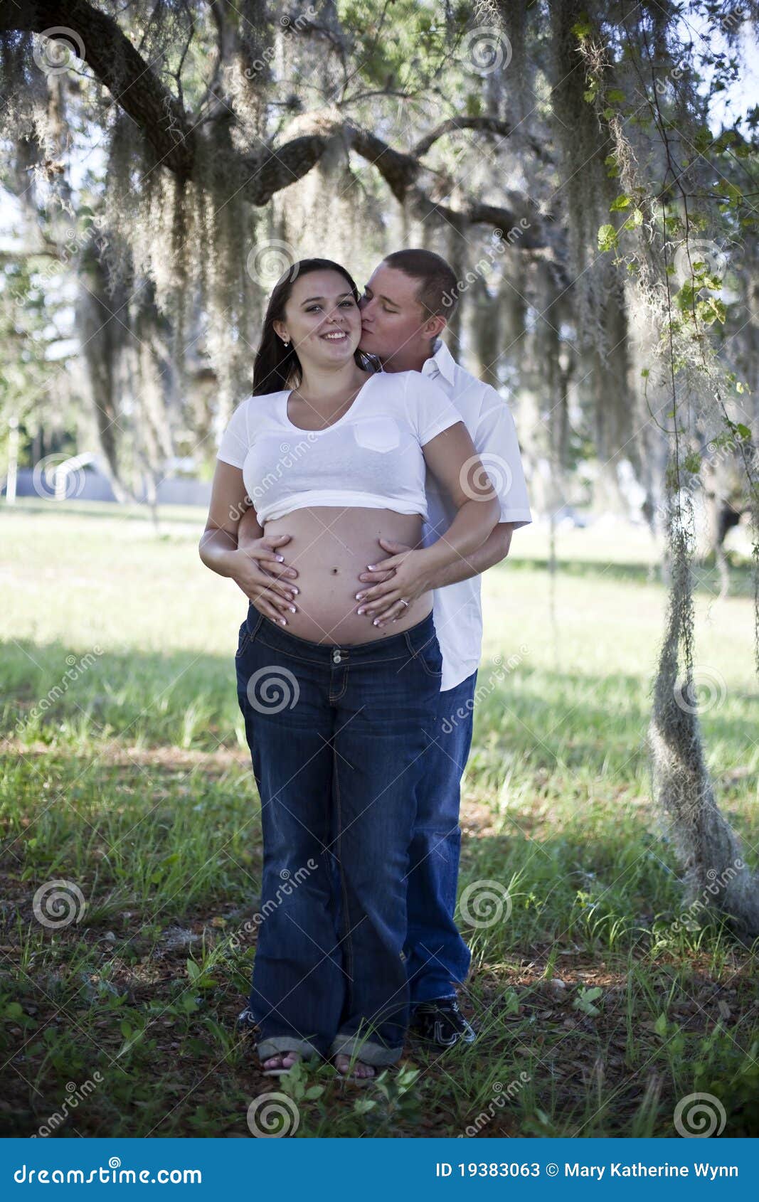 Happy expecting couple stock image. Image of couple, mommy - 19383063