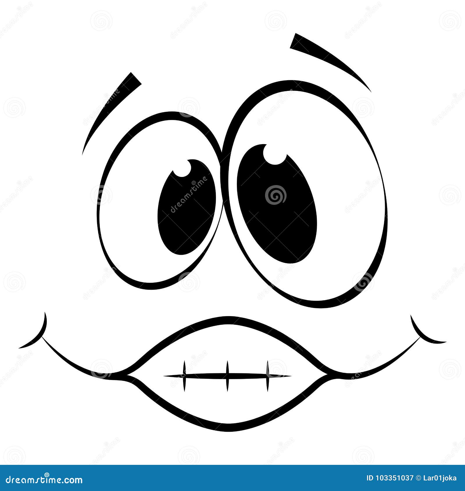 Abstract happy expression stock vector. Illustration of emote - 103351037