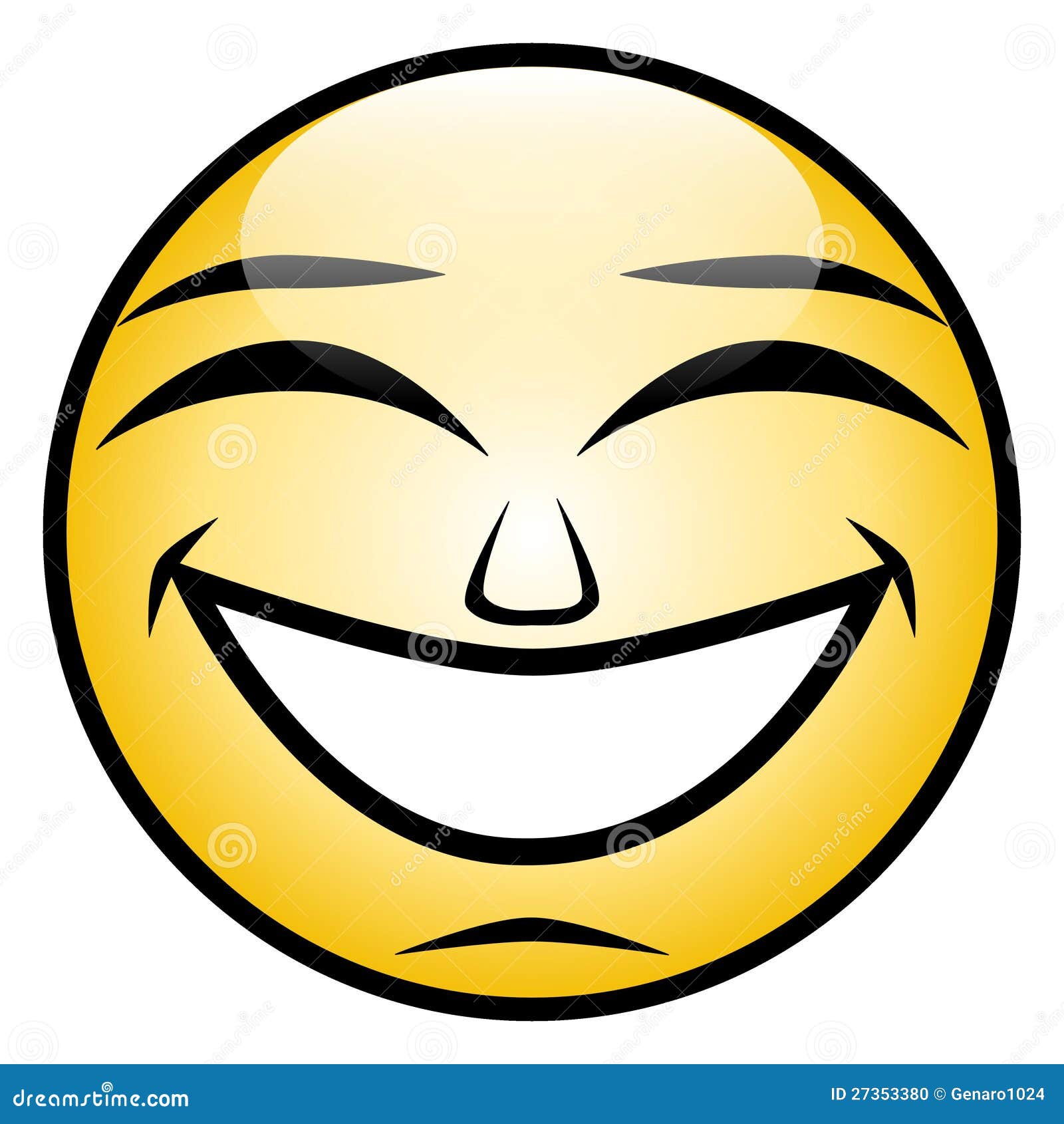Happy face stock illustration. Illustration of expression - 27353380