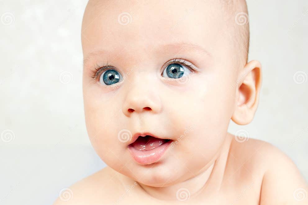 Happy face baby stock photo. Image of charming, person - 18763504