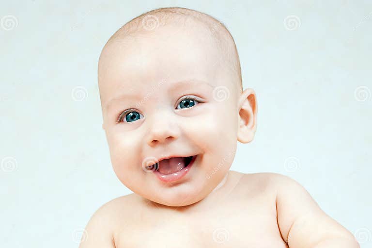 Happy face baby stock photo. Image of charming, baby - 18763540