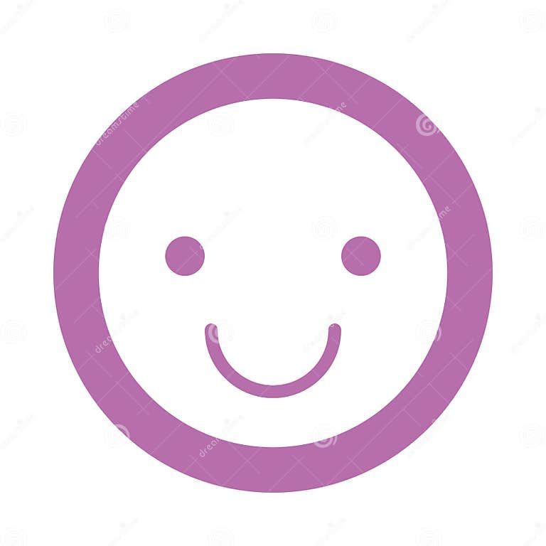 Happy face emogy icon stock vector. Illustration of satisfaction - 93819787