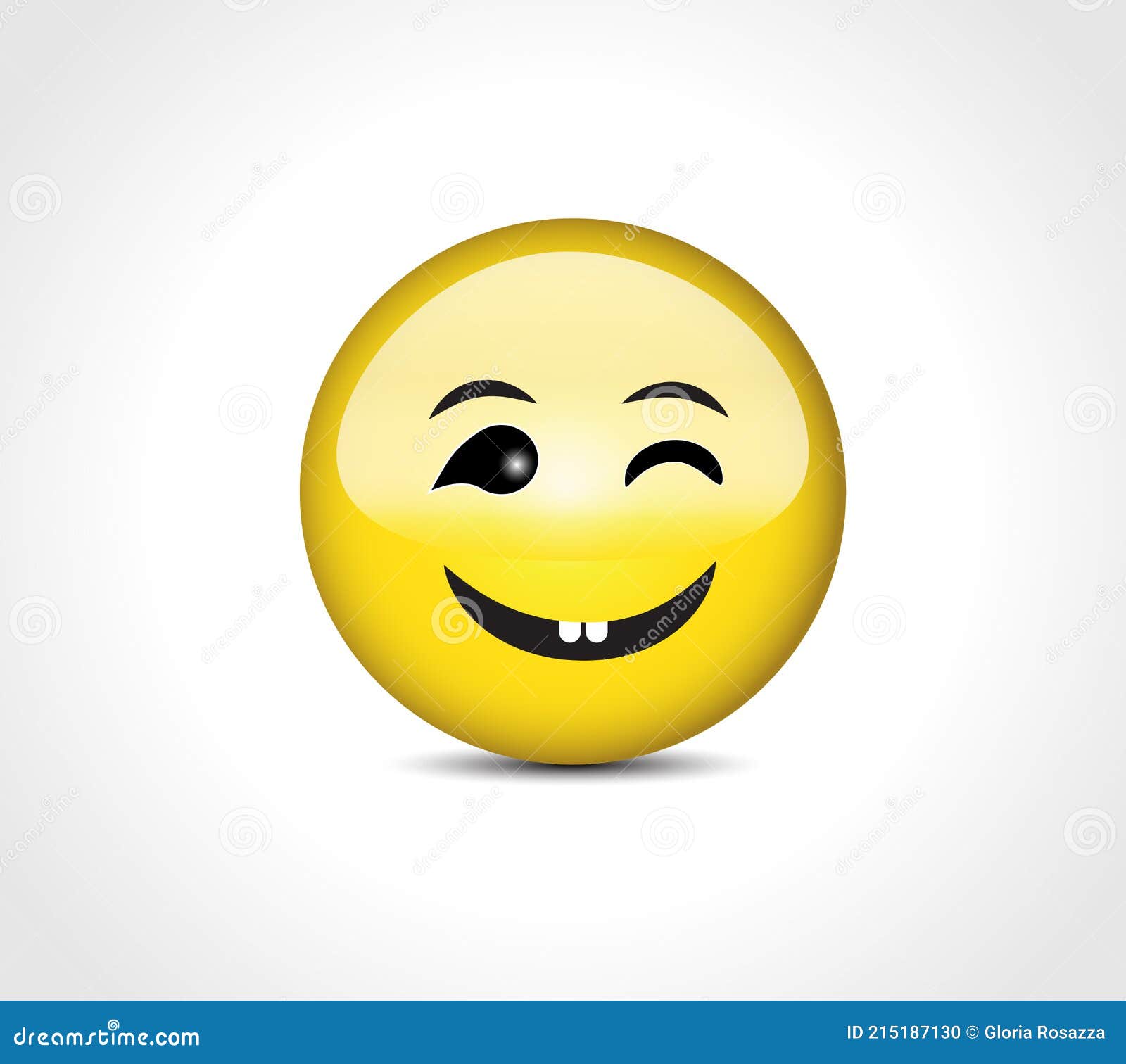 Smiling Emoticon With Smiling Eyes Icon Cartoon Vector | CartoonDealer ...