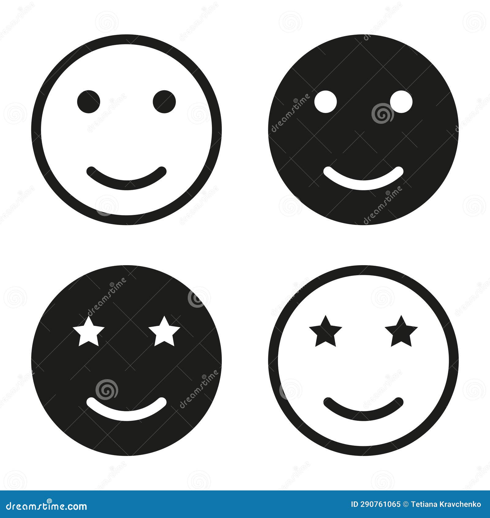 Happy Face Symbol. Smile Icon. Vector Illustration. EPS 10 Stock Vector ...