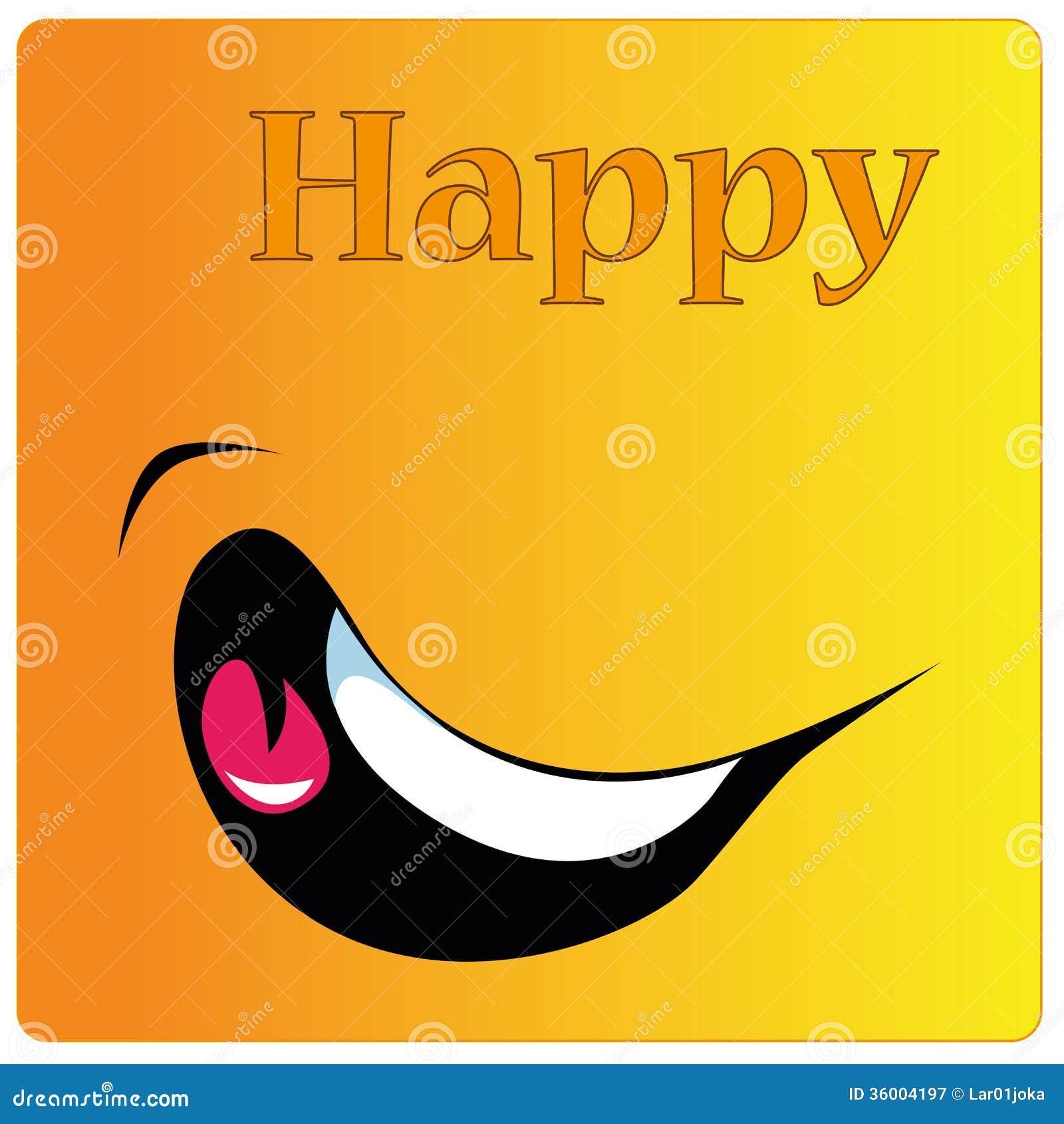 Happy face with text stock vector. Illustration of limit - 36004197