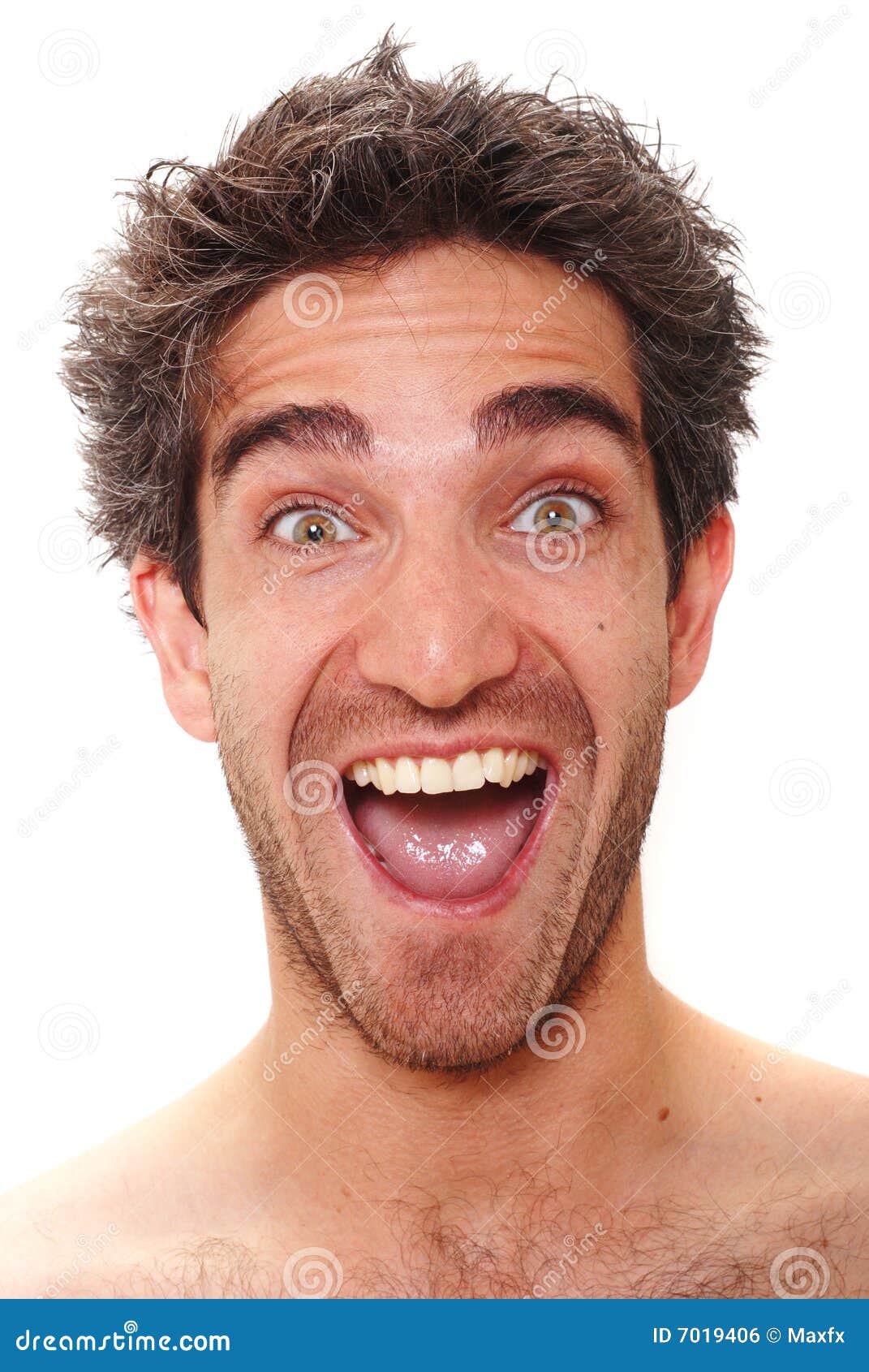 Happy facial expression stock photo. Image of facial, white - 7019406