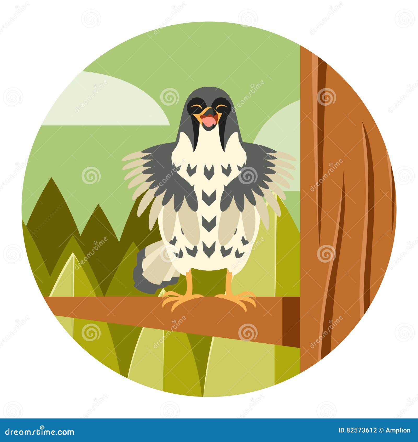 Falcon Tree Stock Illustrations – 1,415 Falcon Tree Stock Illustrations ...