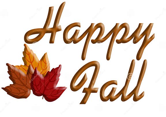 Happy Fall stock illustration. Illustration of autumn - 6144769