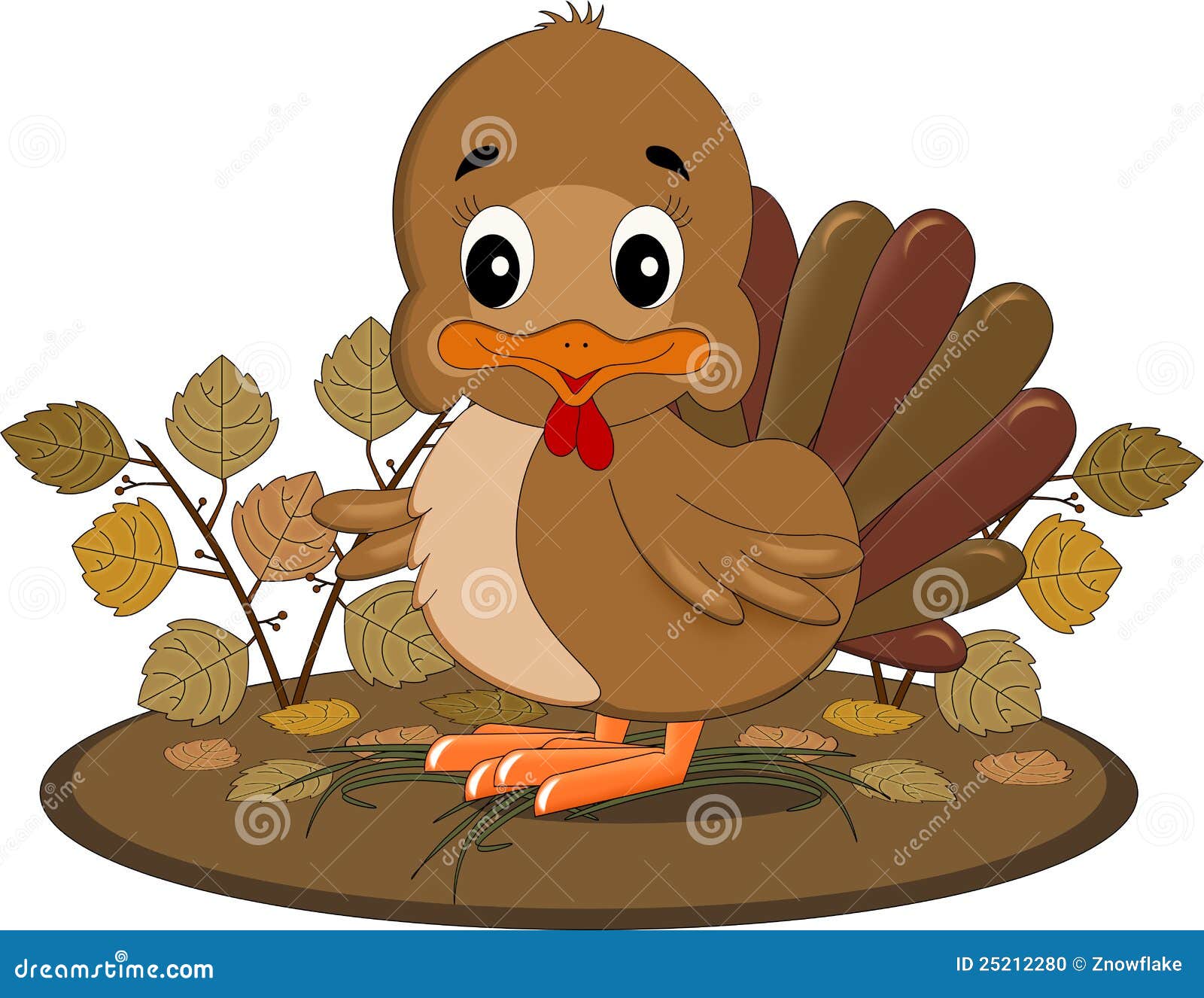 Happy Fall Turkey Stock Photo - Image: 25212280