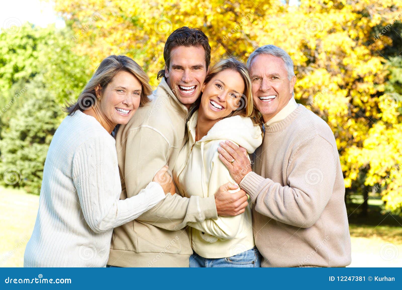 Happy family stock image. Image of relationship, group - 12247381