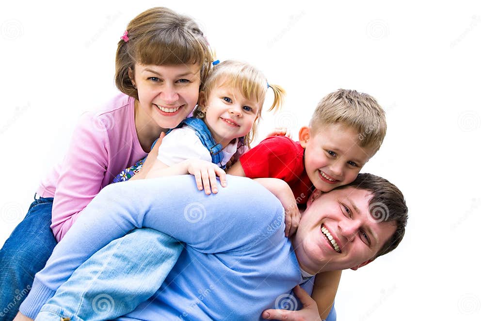 We are happy family stock image. Image of child, camera - 13148427