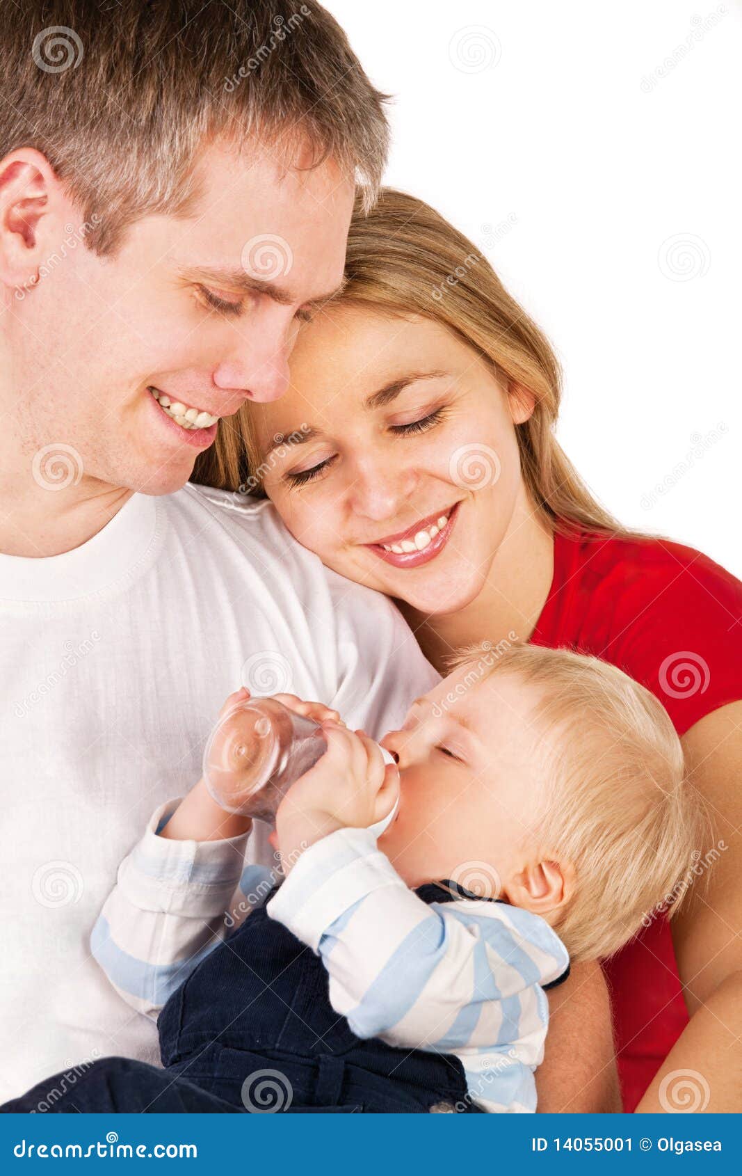 Happy family stock image. Image of bottle, cheerful, lifestyle - 14055001