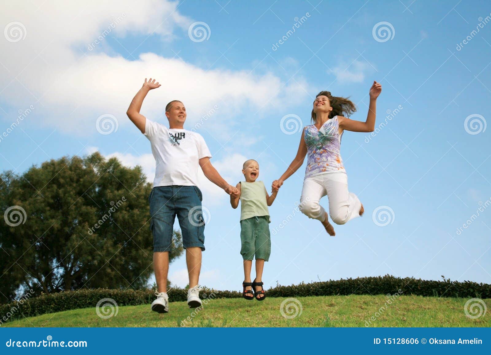Happy Family stock photo. Image of child, person, people - 15128606