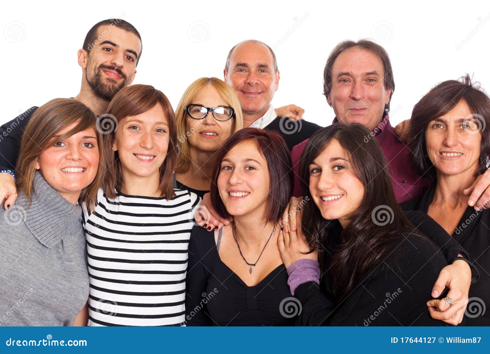 Happy Family stock image. Image of embracing, lifestyles - 17644127