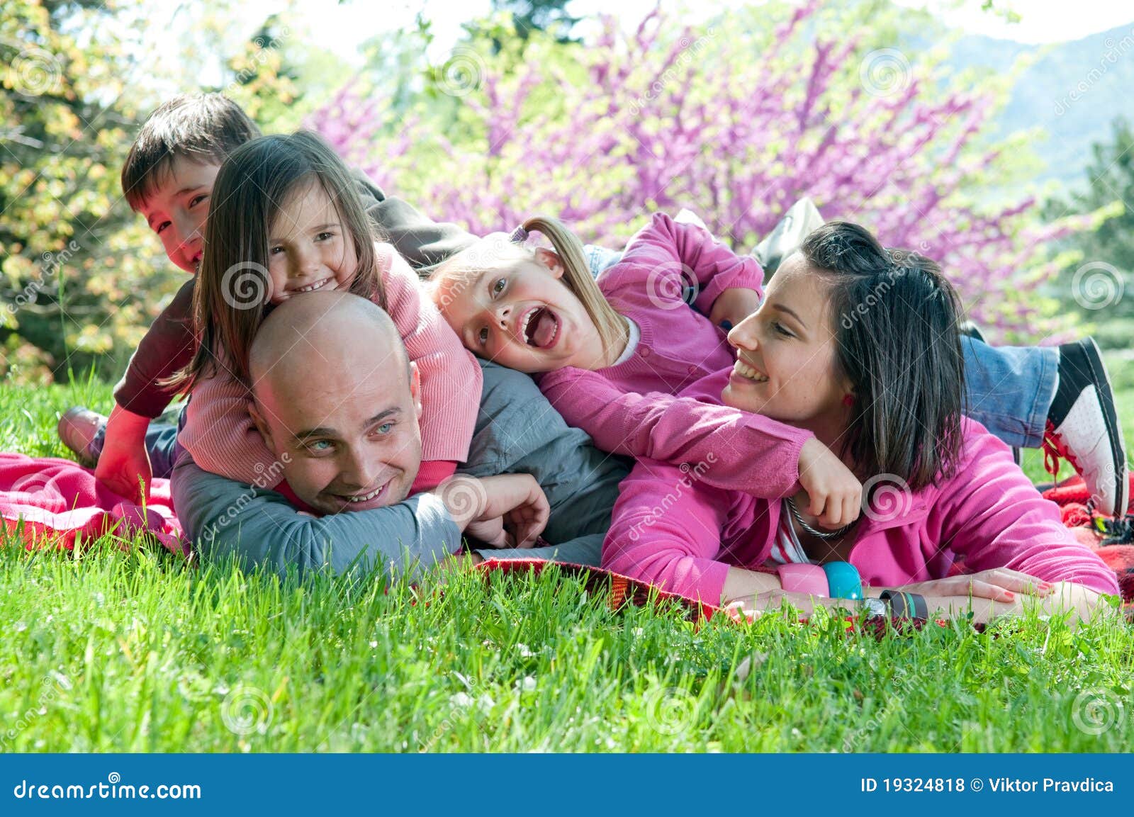 Happy family stock photo. Image of love, outdoor, people - 19324818