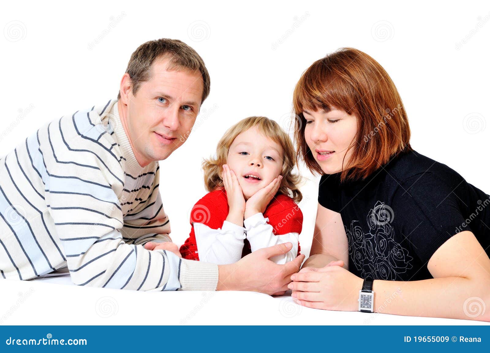 Happy family stock image. Image of affection, female - 19655009