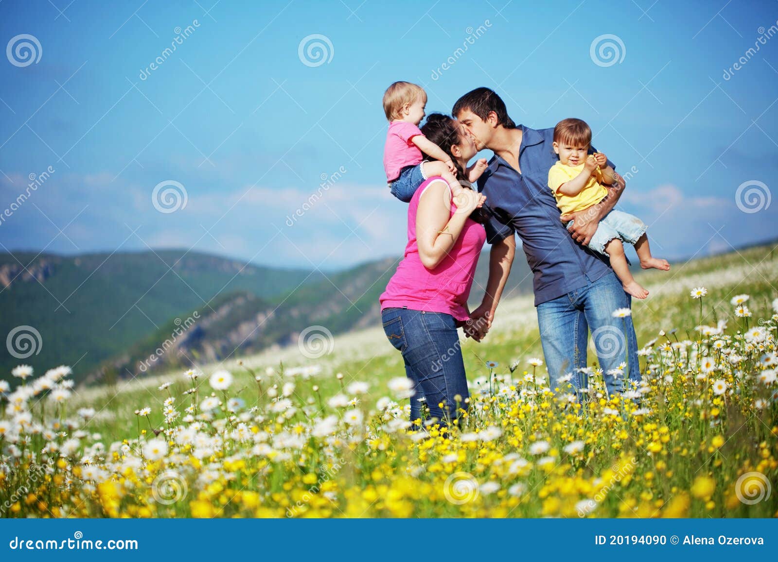 Happy family stock photo. Image of nature, happy, mother - 20194090