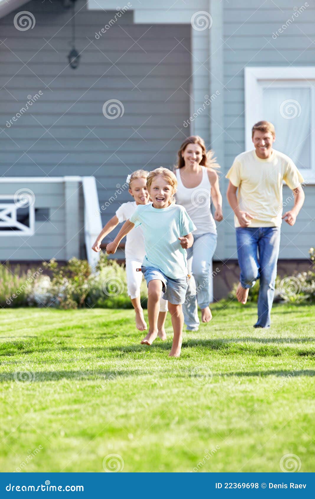Happy family stock photo. Image of people, female, male - 22369698