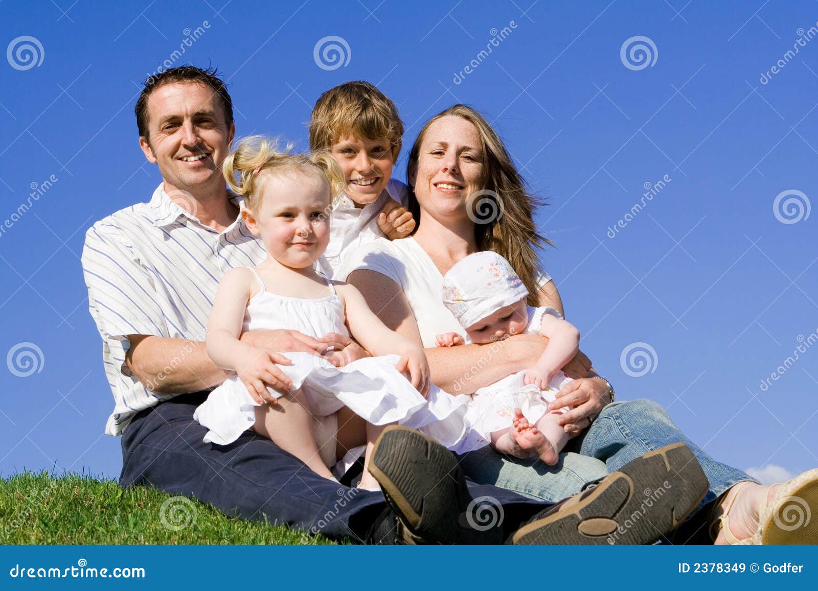 Happy family stock image. Image of mother, loving, togetherness - 2378349
