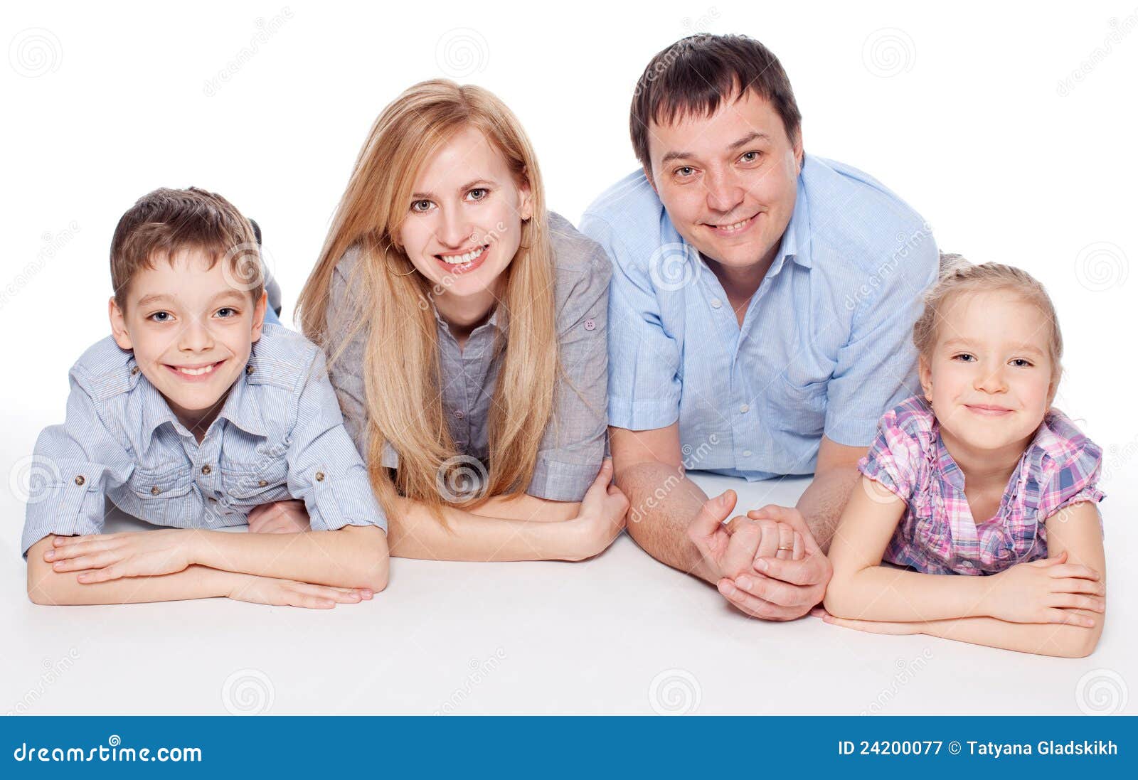 Happy family stock image. Image of cheerful, blond, mother - 24200077