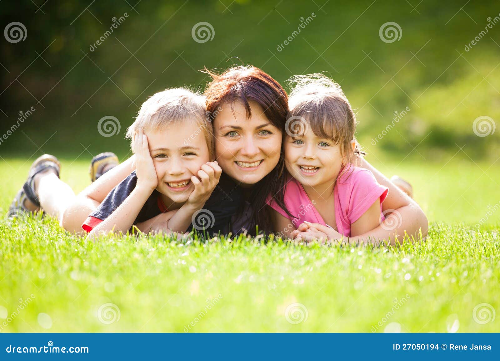Happy family stock photo. Image of happy, park, green - 27050194