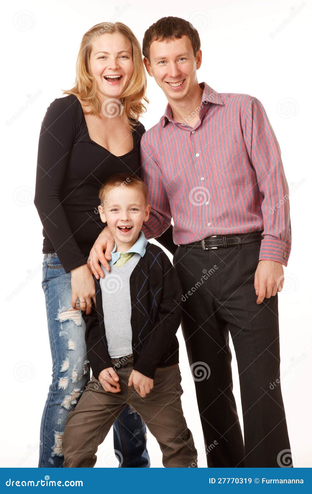 Happy Family stock image. Image of laugh, people, cheerful - 27770319