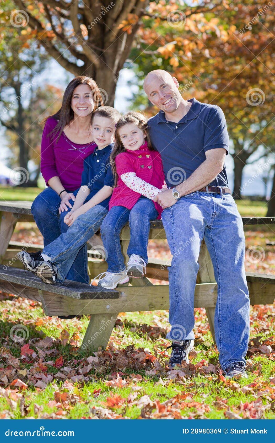 Happy family stock image. Image of child, people, four - 28980369